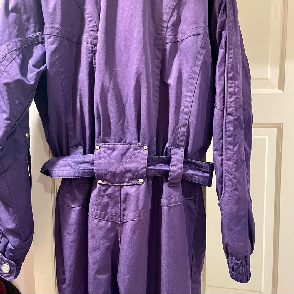 Vintage Marker Full Body Belted Ski Suit - Gem